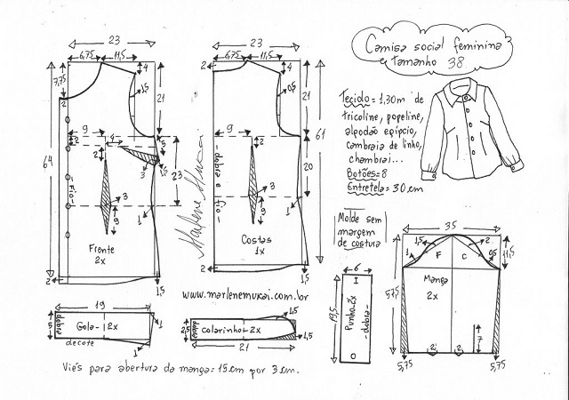 12 Moldes De Camisa Feminina Baixe E Imprima Grátis